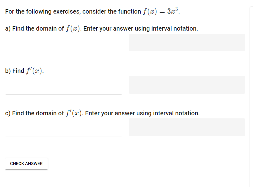 Solved For the following exercises, consider the function | Chegg.com