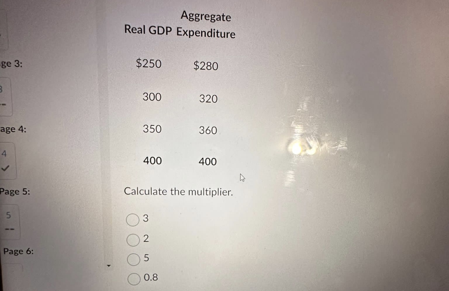 Solved AggregateReal GDP ExpenditureCalculate the | Chegg.com