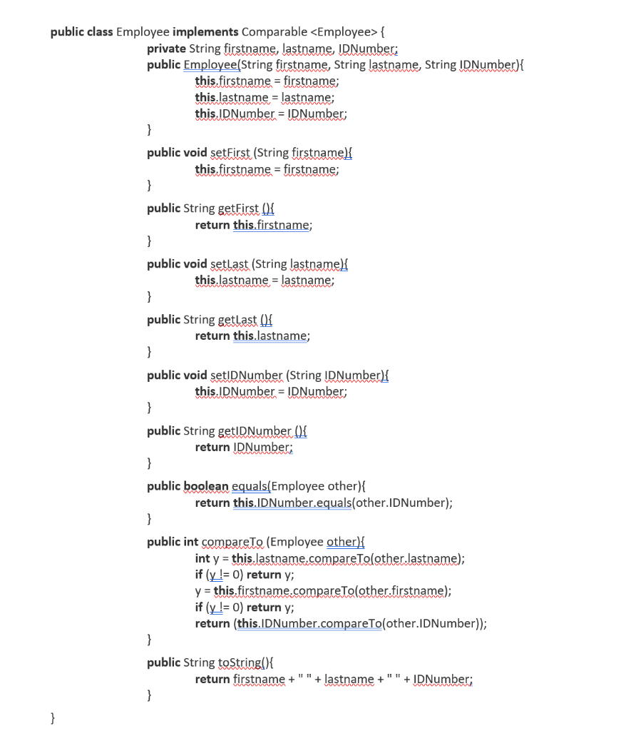 Solved JAVA: Using a Binary Search Tree to enter the names | Chegg.com