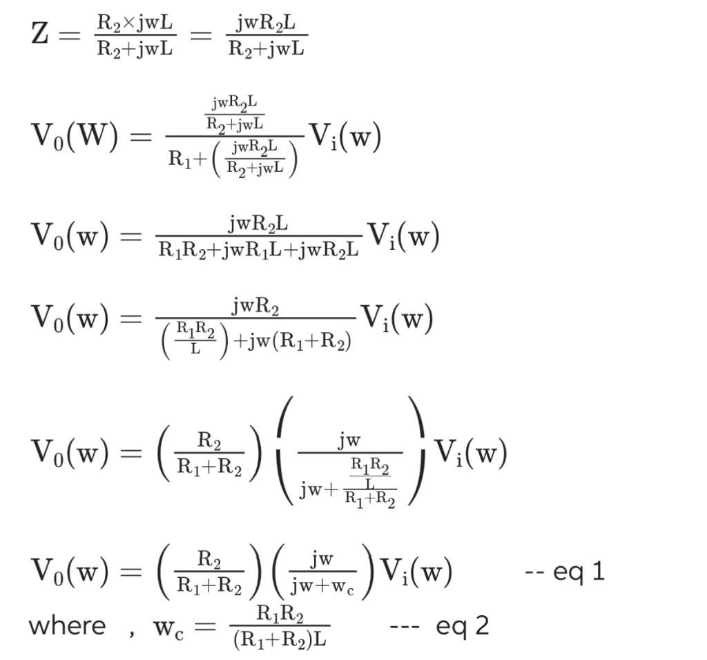 Solved Z=R2+jwLR2×jwL=R2+jwLjwRR2 LV0( | Chegg.com