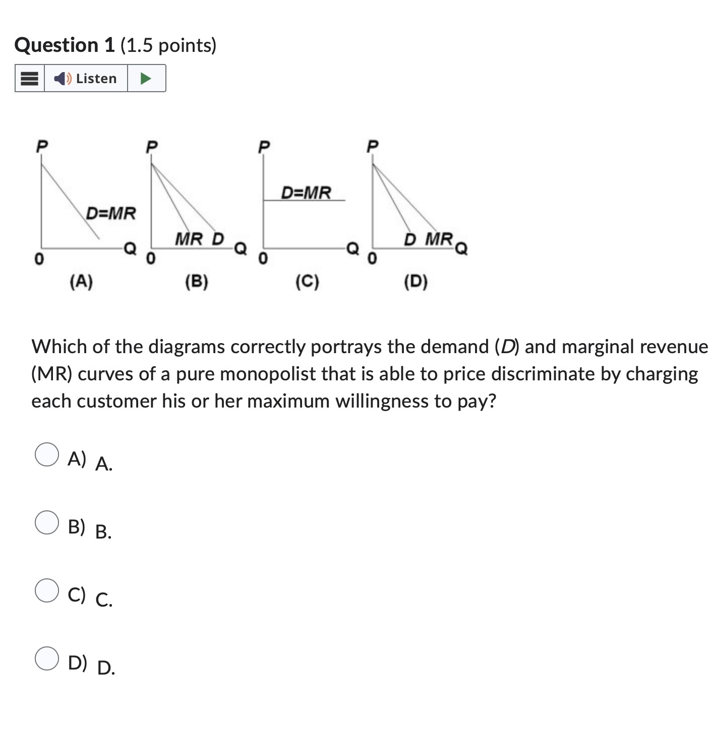 Solved Question 1 (1.5 ﻿points)Which of the diagrams | Chegg.com