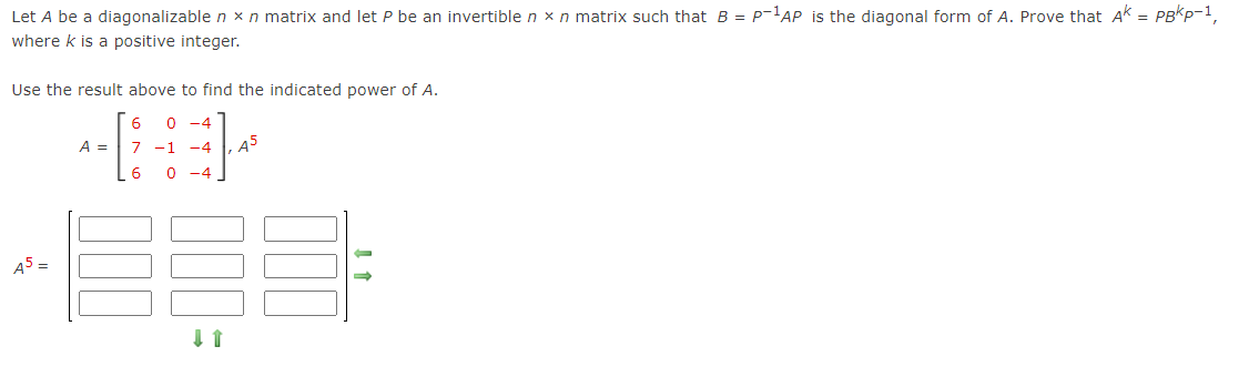 Solved Let A be a diagonalizable n x n matrix and let P be | Chegg.com