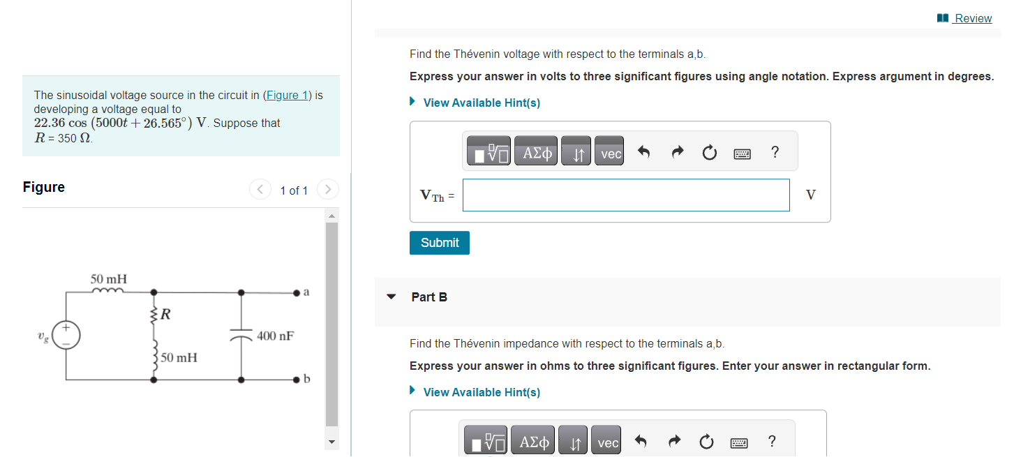 Solved Find the Thévenin voltage with respect to the | Chegg.com