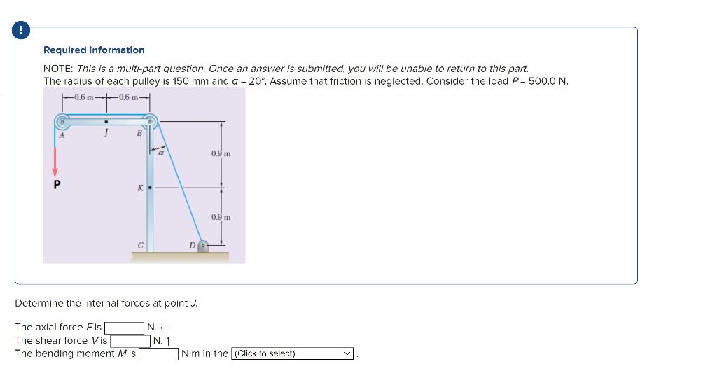 Solved Required information NOTE: This is a multi-part | Chegg.com
