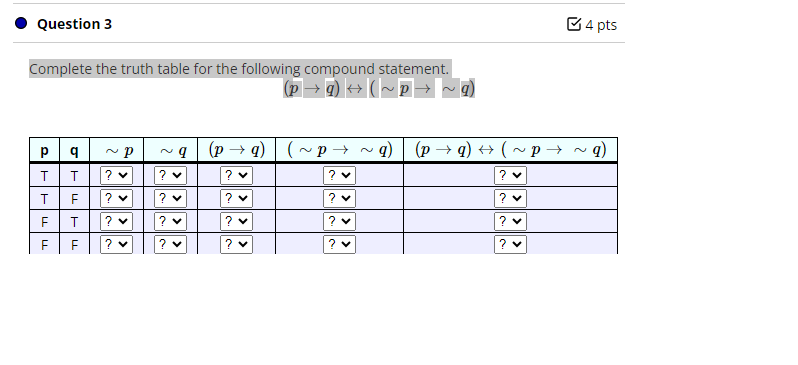 Solved Complete the truth table for the following compound | Chegg.com Solved Complete the truth table for the following compound | Chegg.com