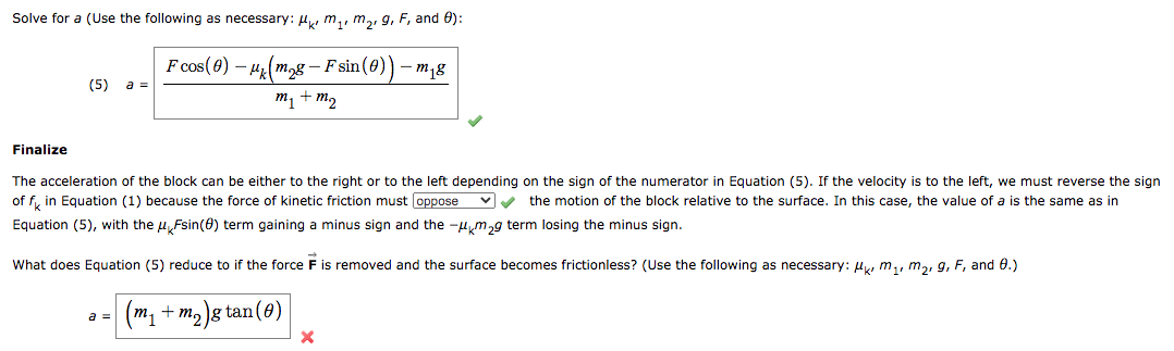 Solved Acceleration of Two Connected Objects When Friction | Chegg.com