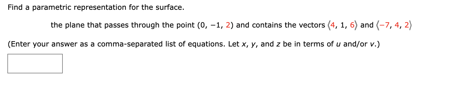 Solved Find a parametric representation for the surface. the | Chegg.com