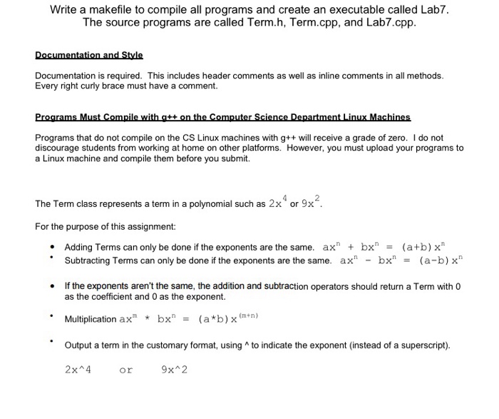 Solved Write a makefile to compile all programs and create | Chegg.com