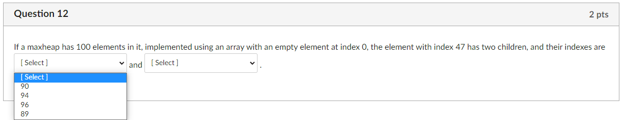 Solved Question 7 1 pts If we were to implement a priority | Chegg.com