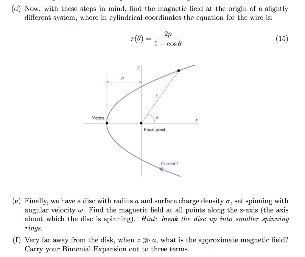 We want to find the magnetic field from the wire at | Chegg.com
