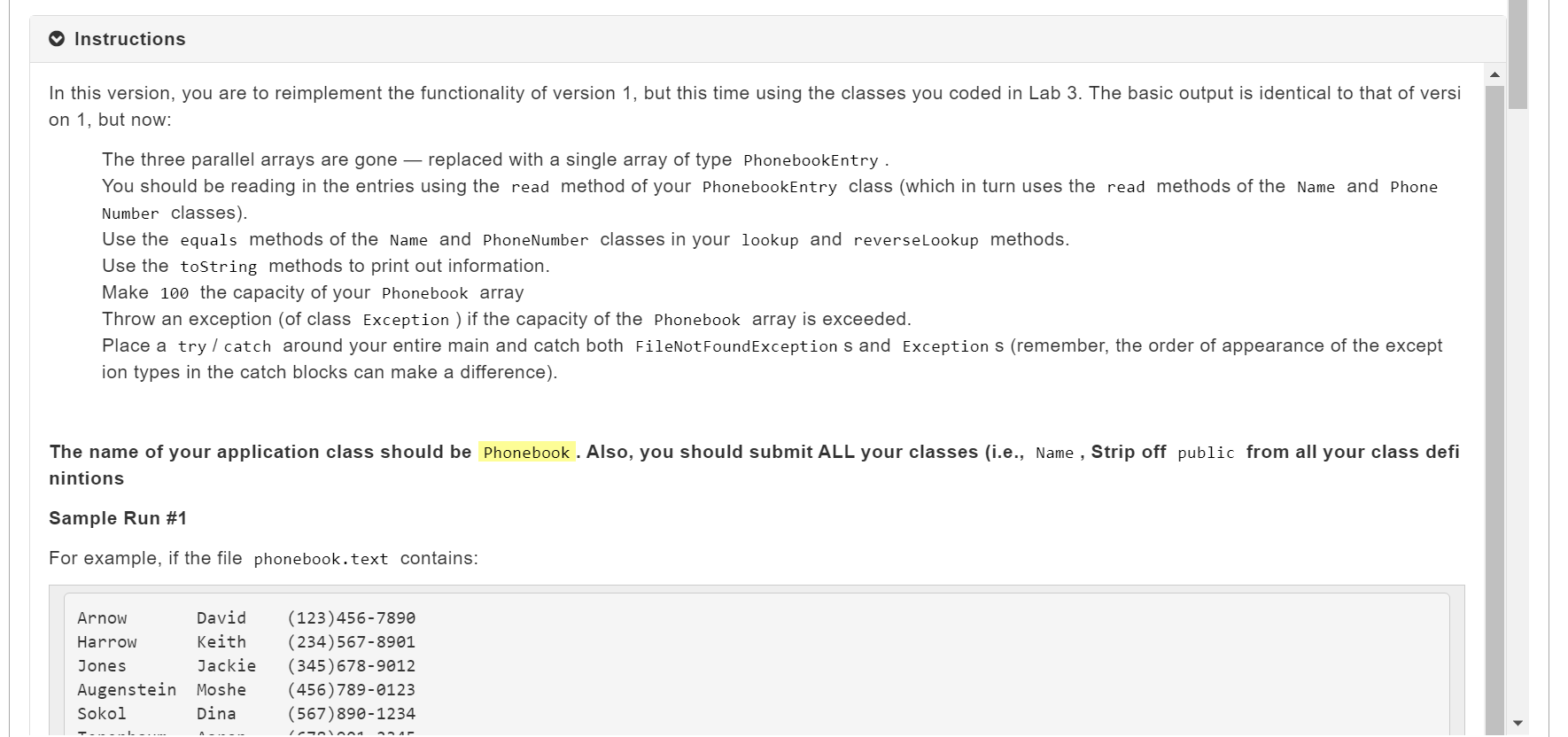 Solved Instructions In this version, you are to reimplement | Chegg.com