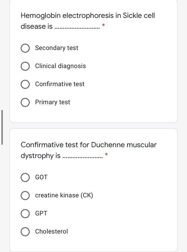 Solved Hemoglobin electrophoresis in Sickle cell disease is | Chegg.com