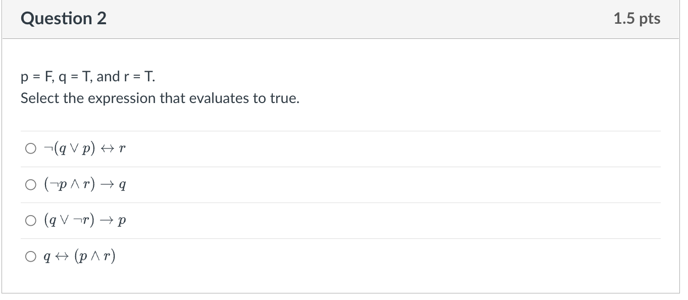 Solved Select the proposition that is logically equivalent | Chegg.com