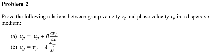 Solved Problem 2 Prove the following relations between group | Chegg.com