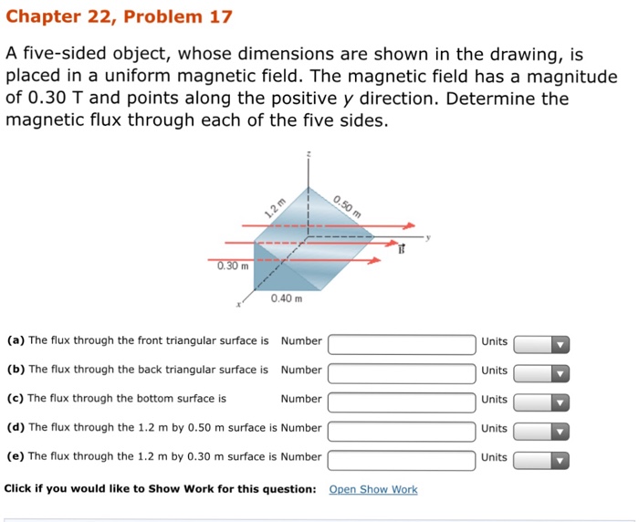 Solved A five-sided object, whose dimensions are shown in | Chegg.com