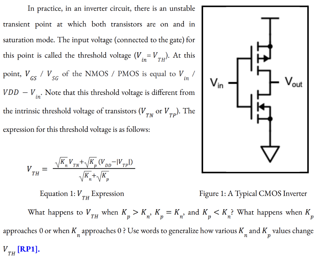 Solved In practice, in an inverter circuit, there is an | Chegg.com