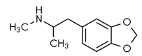 Solved The structure of MDMA or ecstasy is shown above. | Chegg.com