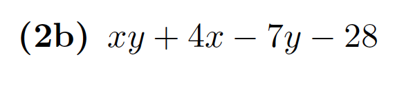 Solved Exercise 2. Factor by grouping. (2a) x2 + 2ax – 3bx – | Chegg.com