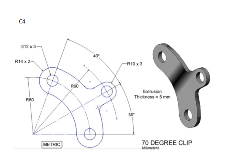 Solved Can you do it on inventor or how can I draw it | Chegg.com