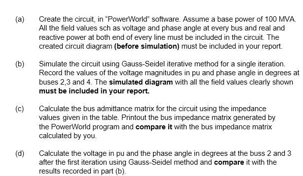 Solved A four-bus power system is shown in Figure 3. Bus-1 | Chegg.com