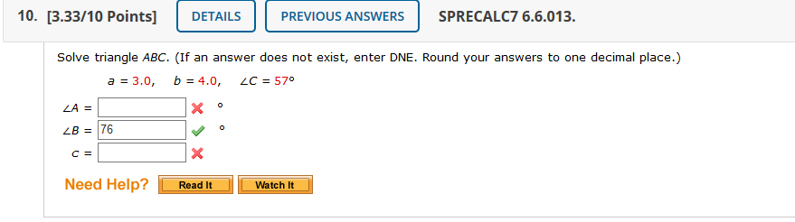 Solved 10. [3.33/10 Points] DETAILS PREVIOUS ANSWERS | Chegg.com