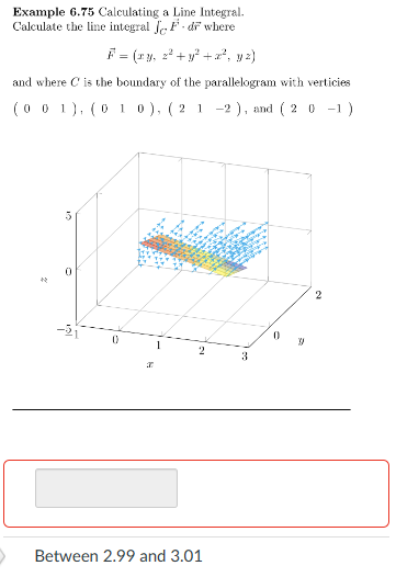 Solved Example 6.75 Calculating a Line Integral. Calculate | Chegg.com