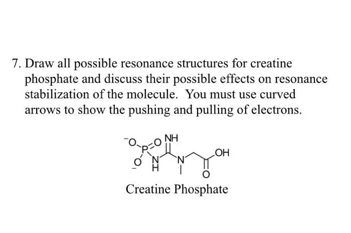 Solved 7. Draw all possible resonance structures for | Chegg.com