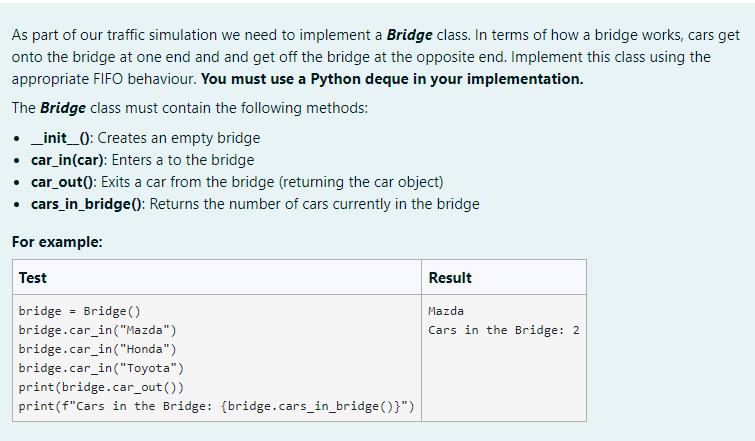 Solved As part of our traffic simulation we need to | Chegg.com