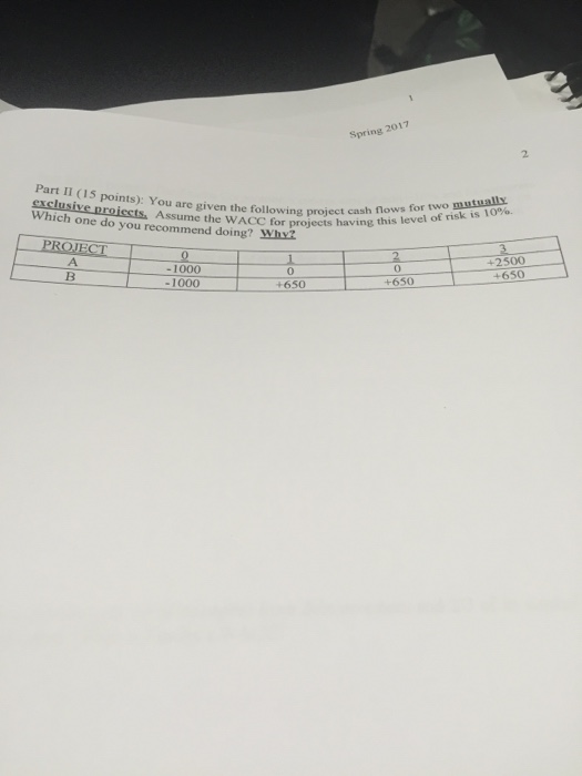 Solved You are given the following project each flows for | Chegg.com