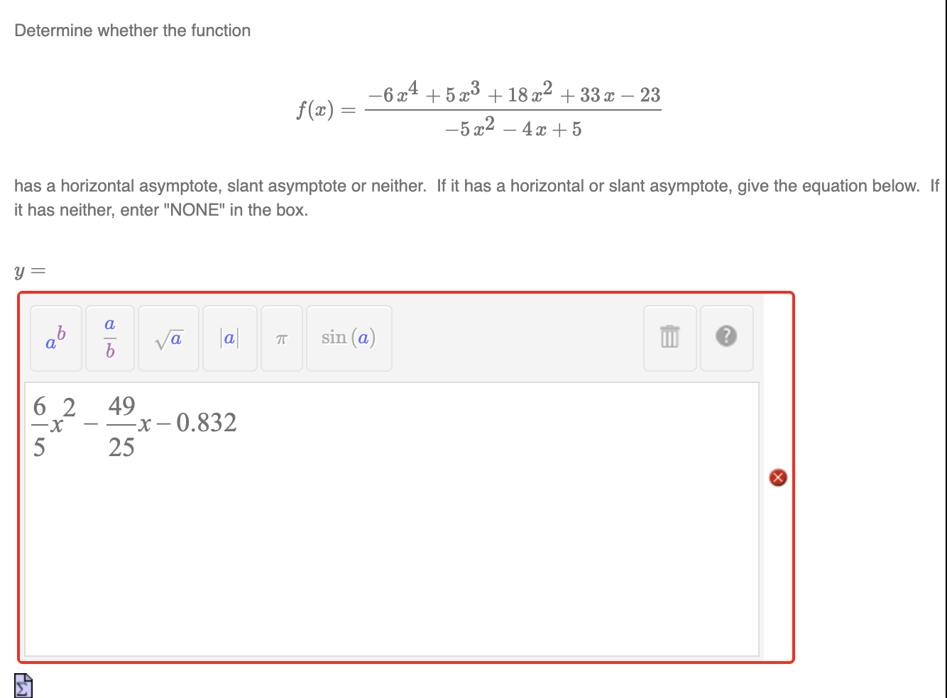 Solved I know how to solve the problem which is divide the | Chegg.com