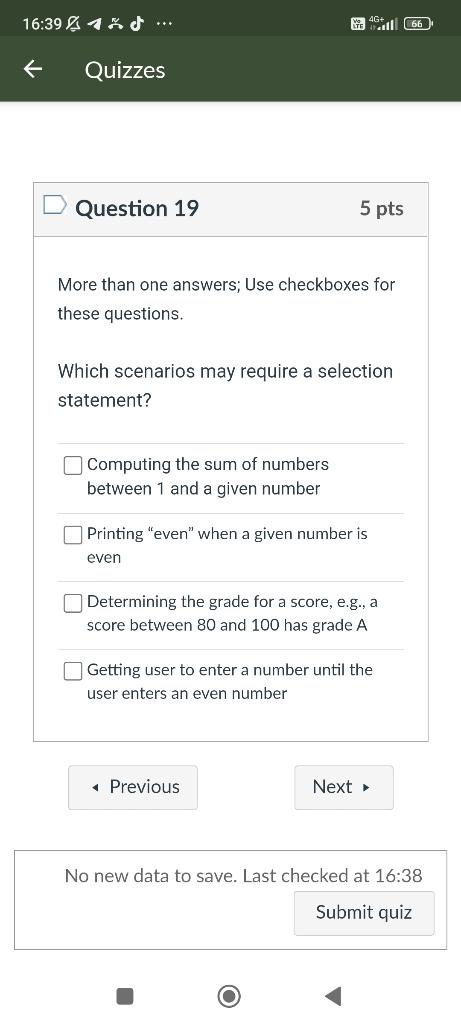 Solved More than one answers; Use checkboxes for these | Chegg.com