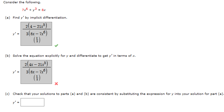 Solved Consider The Following 7x6 Y3 8x A Find Y By 