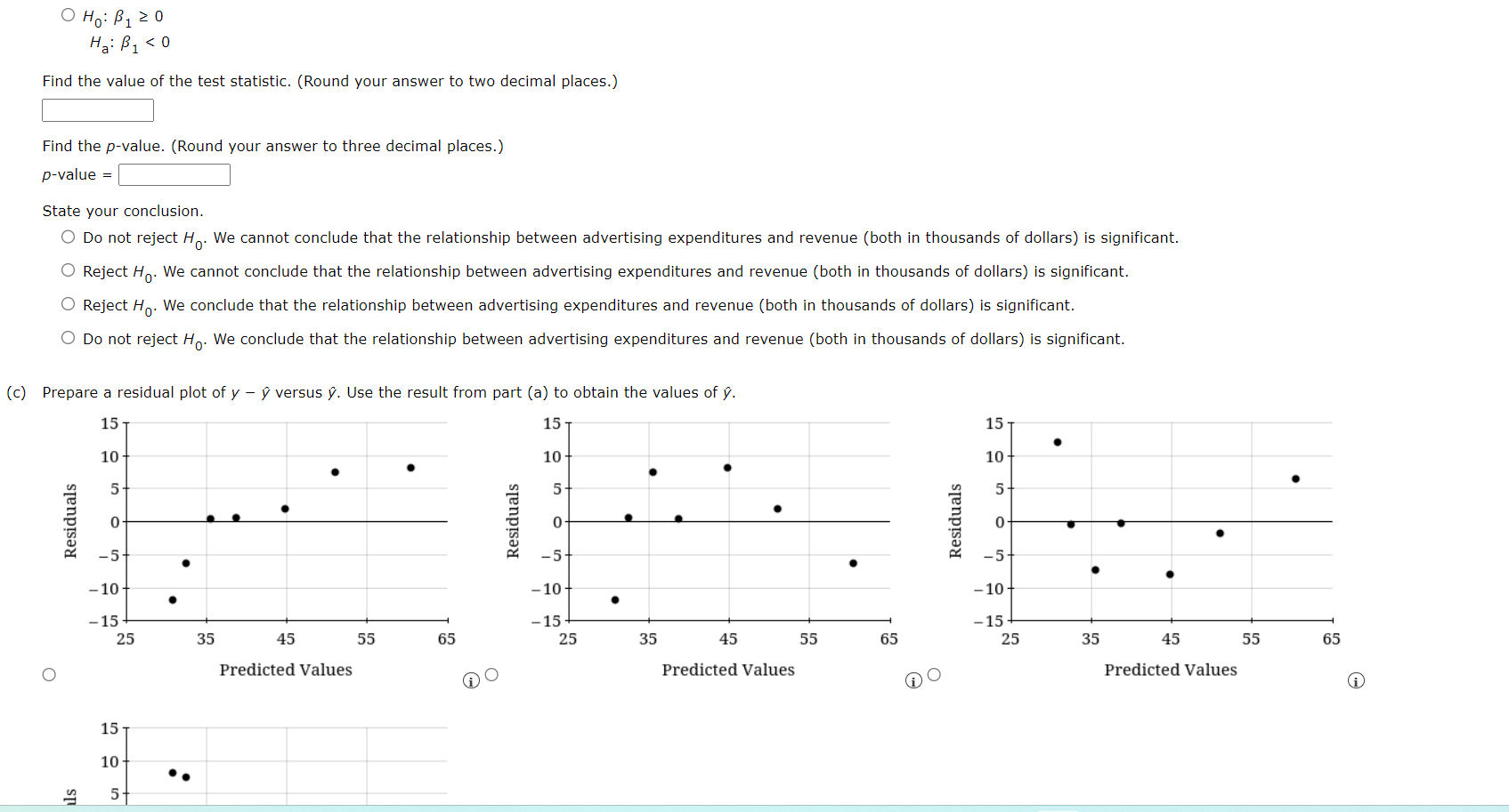 Solved between the two variables. (Round your numerical | Chegg.com