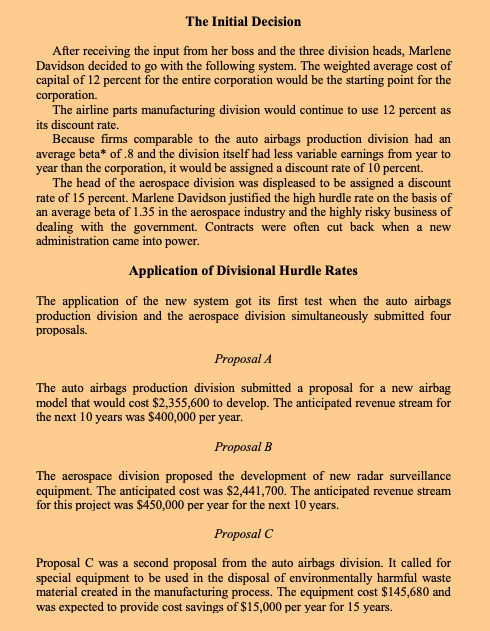 CASE 17 Galaxy Systems, Inc. As the three division | Chegg.com