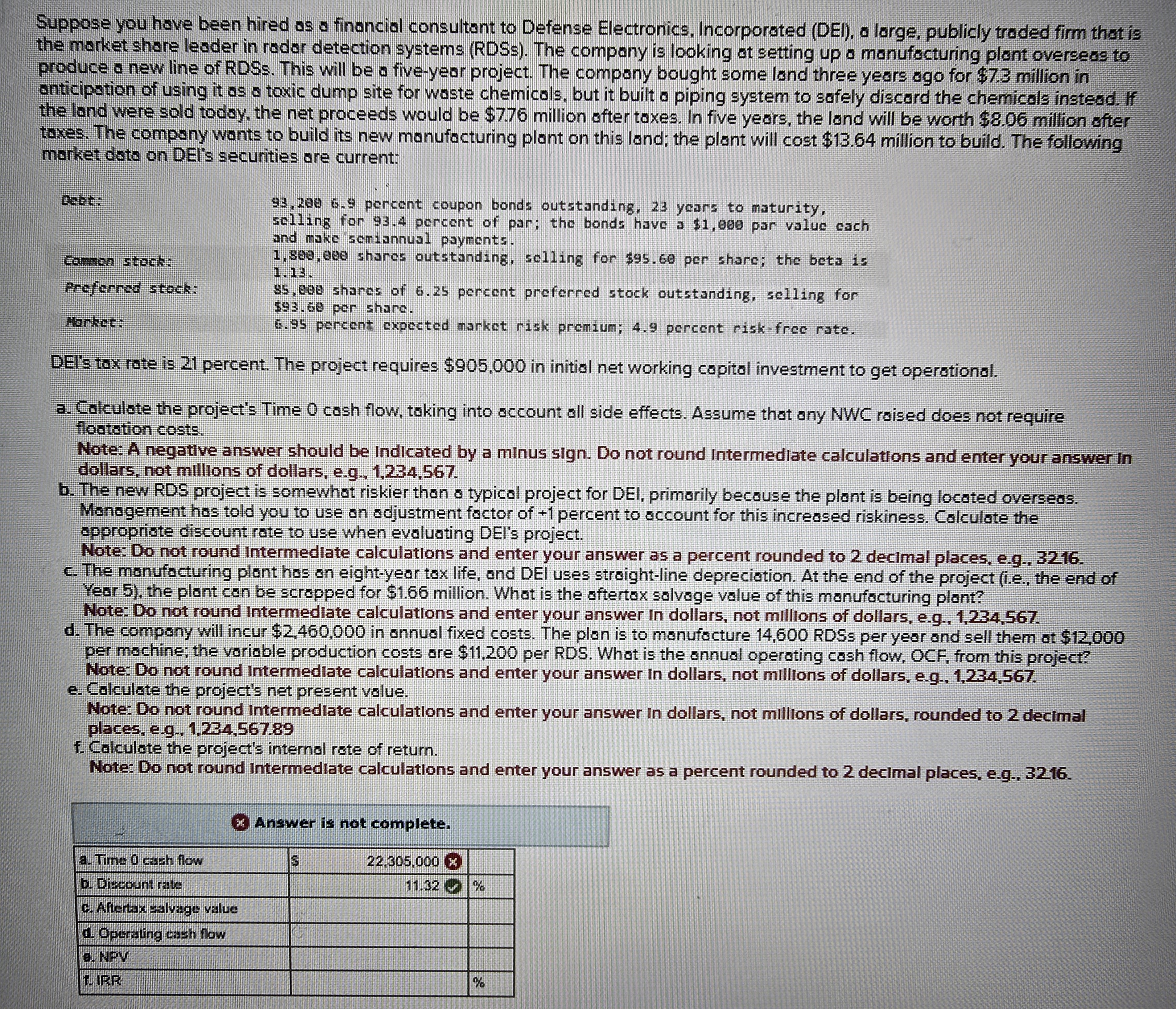 Solved Please use excel when solving, and include cell | Chegg.com