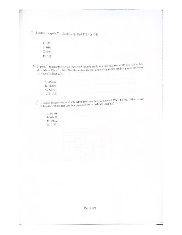 Solved 3. Multiple Choice. Circle all answers that apply. | Chegg.com