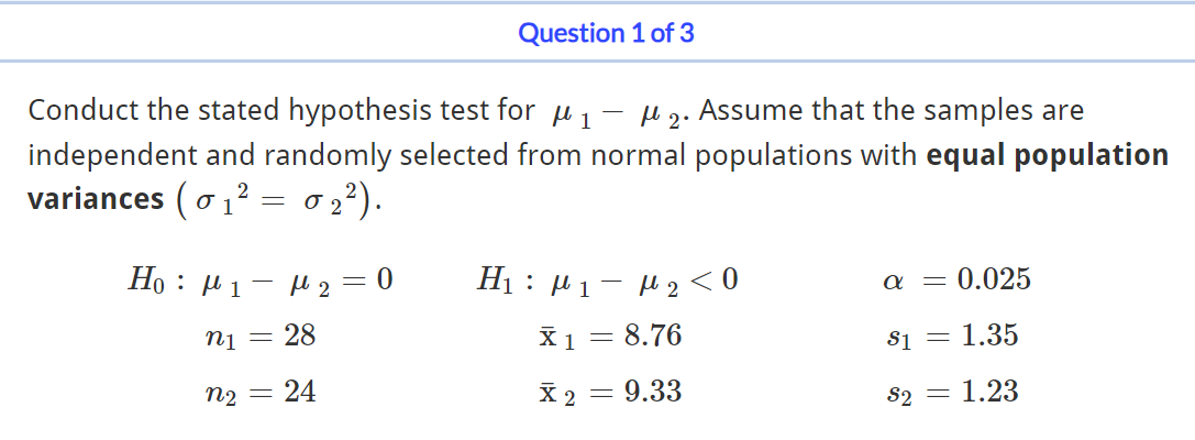 Solved a. Calculate the test statistic. t= Round to three | Chegg.com