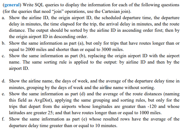 Solved AIRLINEAirlinelD AirlineName) FLIGHT(TriplD Year, | Chegg.com