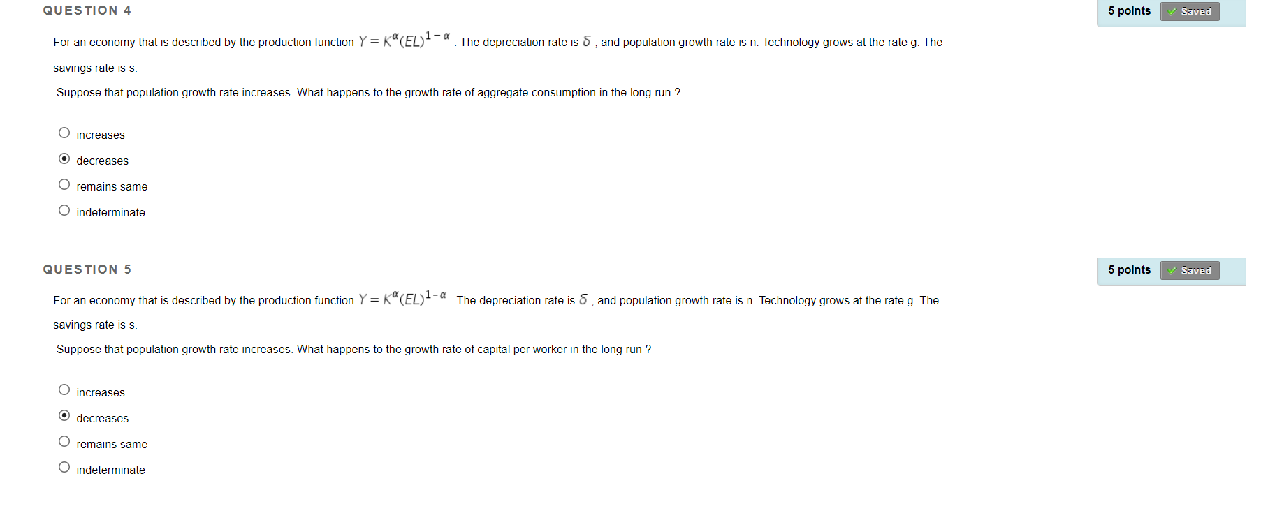 Solved QUESTION 4 5 points Saved For an economy that is | Chegg.com Solved QUESTION 4 5 points Saved For an economy that is | Chegg.com