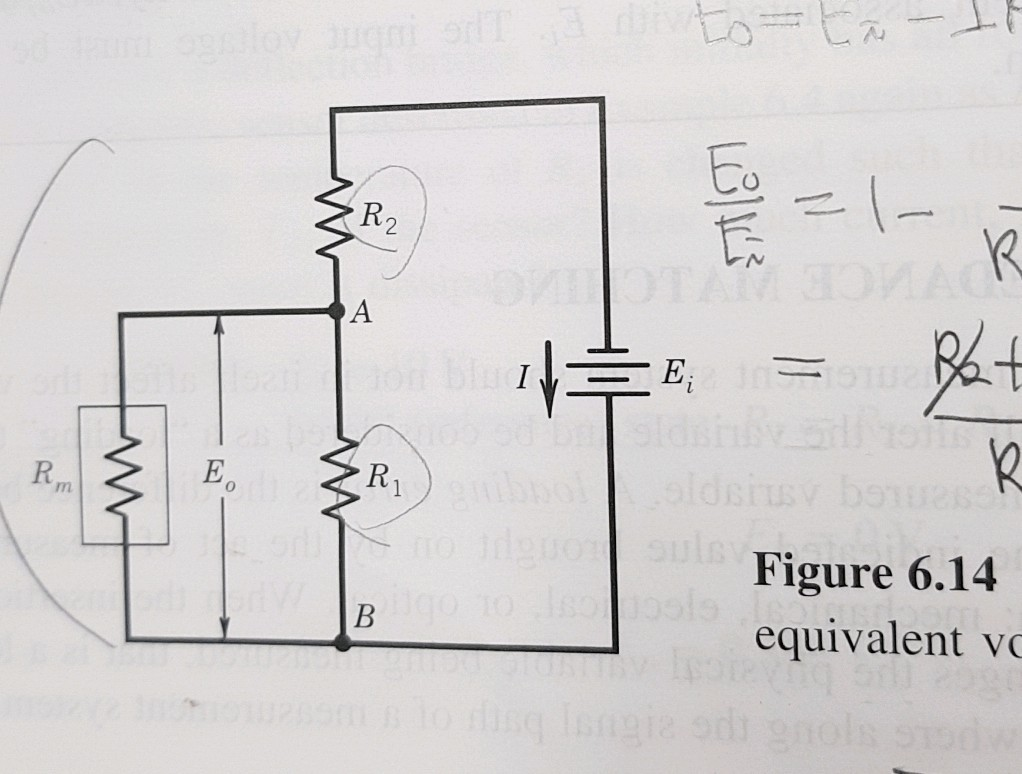 Solved /For the voltage-dividing circuit of Figure 6.14, | Chegg.com