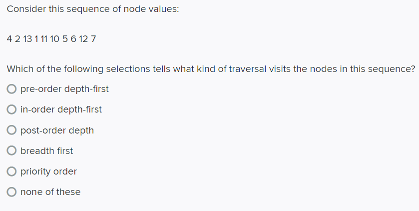 Solved 7 N 10 4 11 6 12 13 1 5 Consider this sequence of | Chegg.com
