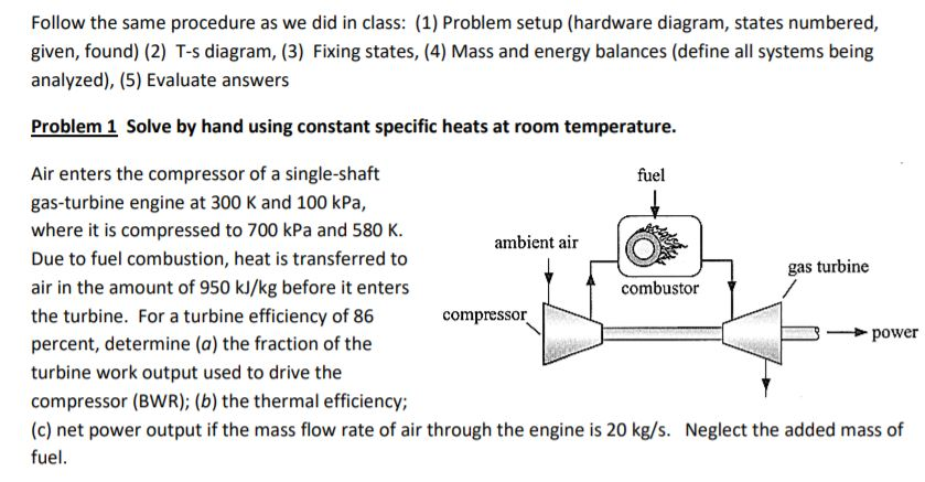 Solved Follow the same procedure as we did in class: (1) | Chegg.com