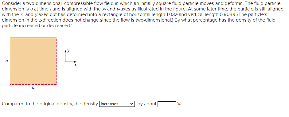 Solved Consider a two-dimensional, compressible flow field | Chegg.com