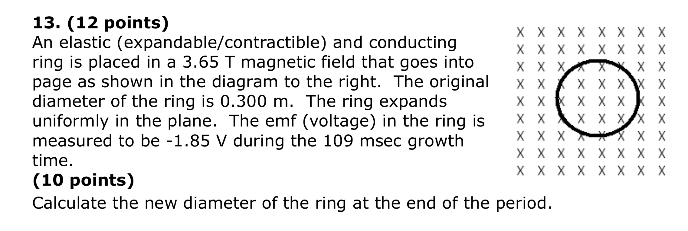 Solved While the induced current in the ring is circulating, | Chegg.com