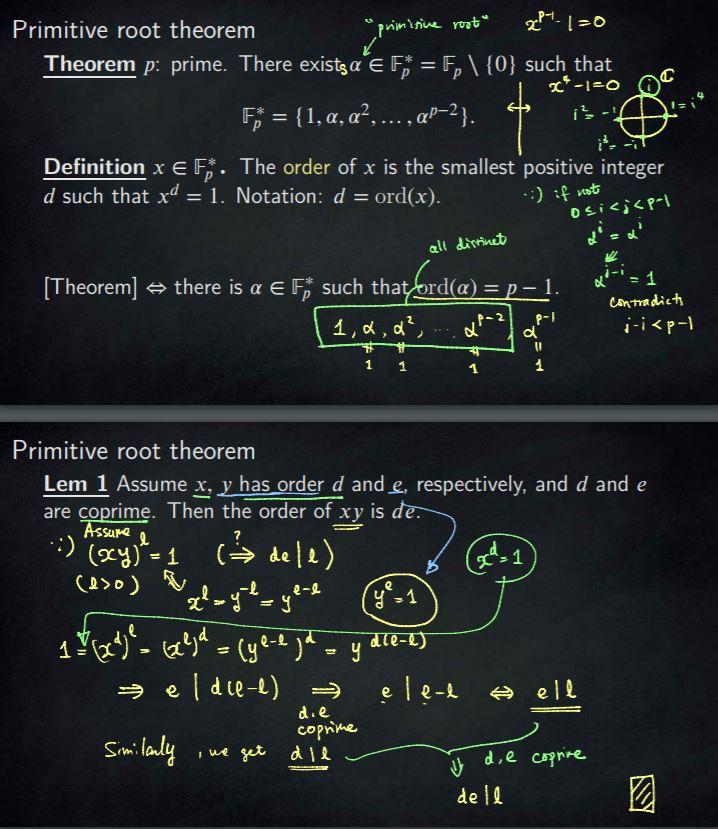 Solved Exercise 1 (1) Check that 3 is a primitive root of F1 | Chegg.com