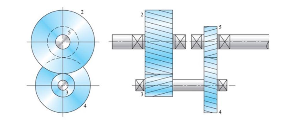 Solved A gearbox is to be designed with a compound reverted | Chegg.com