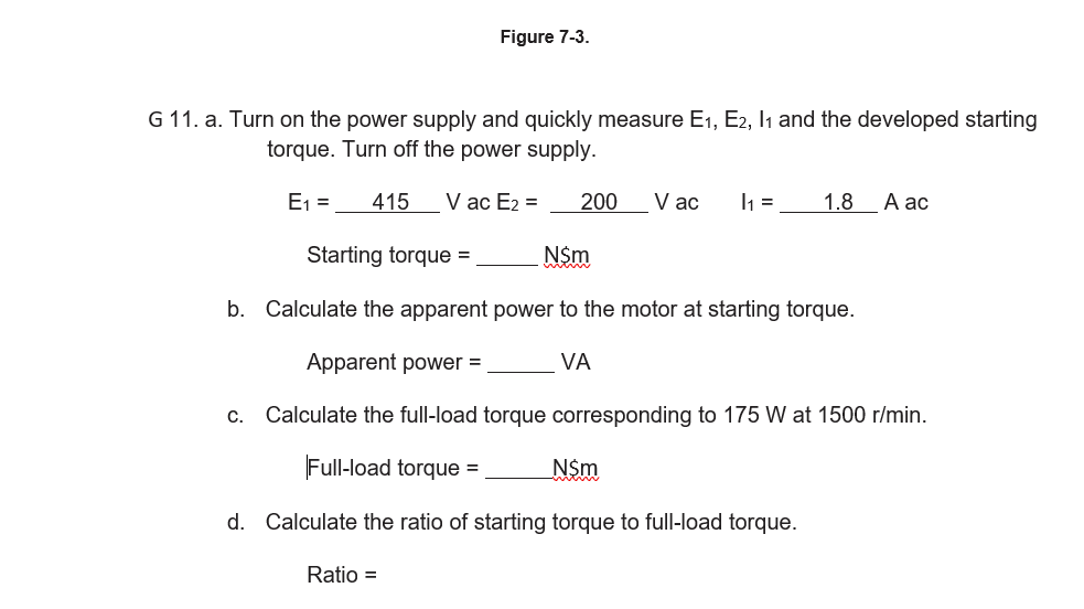 Solved Figure 7-3. G 11. a. Turn on the power supply and | Chegg.com