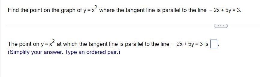 Solved Find the point on the graph of y=x2 ﻿where the | Chegg.com