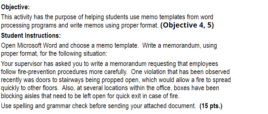 Solved Objective: This activity has the purpose of helping | Chegg.com