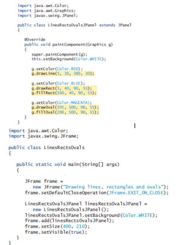 Solved Draw the output shapes of the following application | Chegg.com